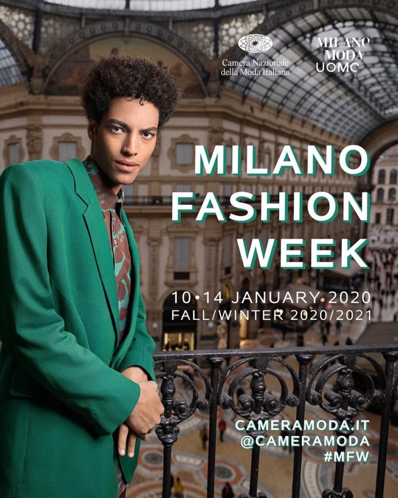 MILANO FASHION WEEK: Calendario Sfilate Milano Moda Uomo 10-14 Gennaio 2020